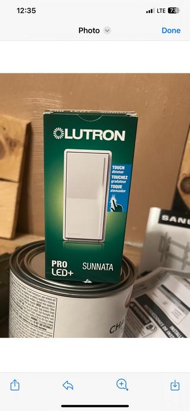 Lutron Sunnata PRO LED Illuminated ELV Touch Master Dimmer