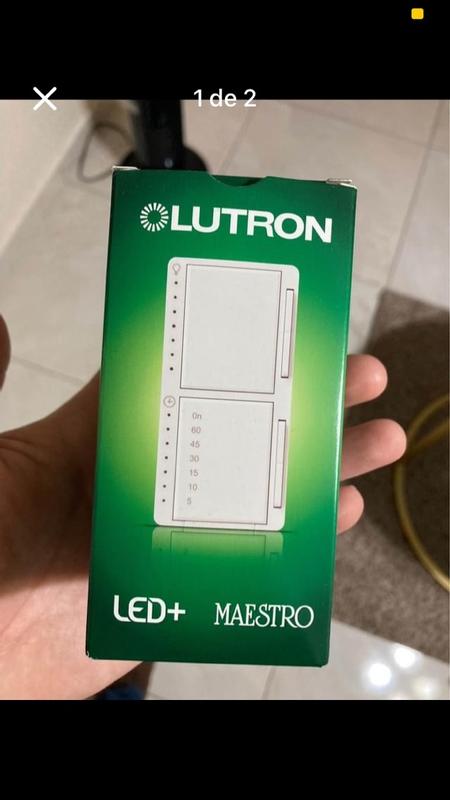 Lutron Maestro LED- Single-pole Touch Light DimmerandTimer