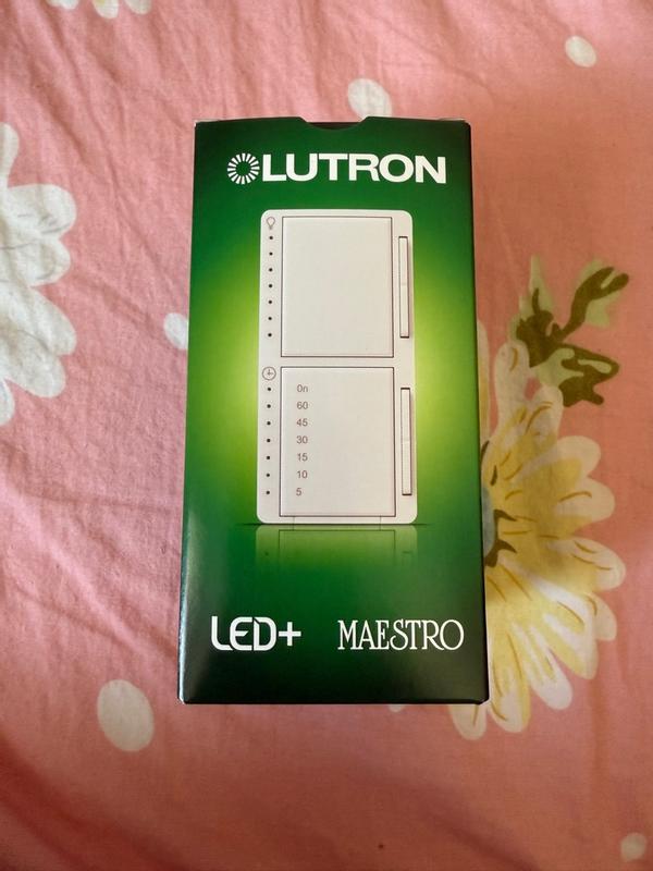 Lutron Maestro LED- Single-pole Touch Light DimmerandTimer
