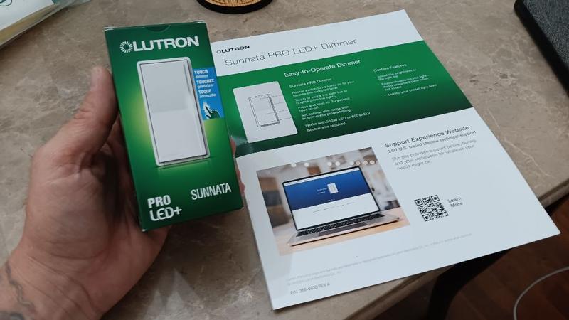 Lutron Sunnata PRO LED Illuminated ELV Touch Master Dimmer