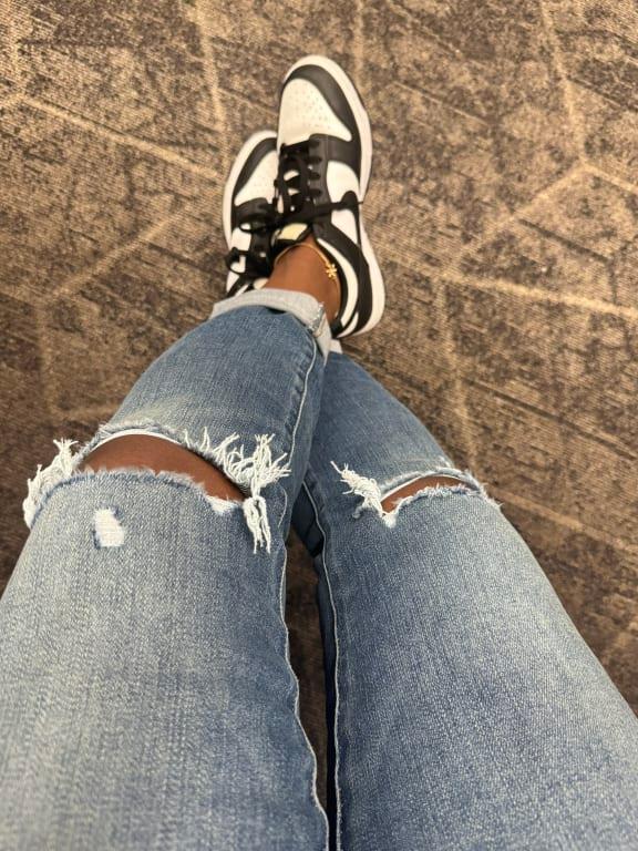 Lucky Brand Women's Ava Mid-Rise Ripped Skinny Jeans - Macy's