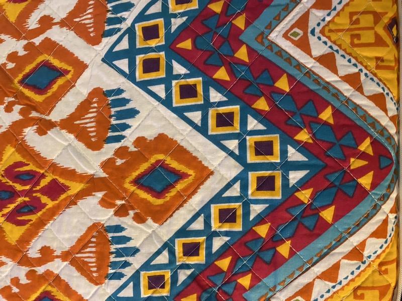 Lush Decor Turquoise Chevron Reversible Full/Queen Quilt Cotton ...