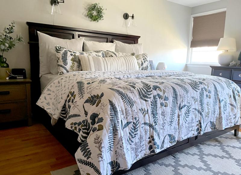 Lush Decor White Graphic Print Reversible King Quilt Cotton 16T007677 ...