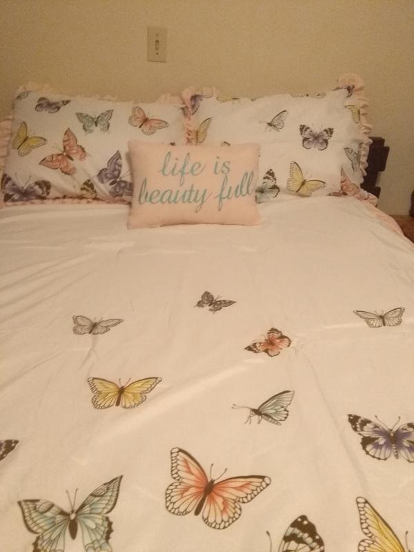 Flutter Butterfly 4-Piece Full Bedspread Set - Macy's