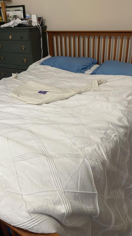 Lush Decor Pure White Solid King Comforter in the Comforters ...