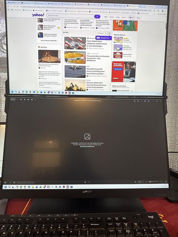 Mobile Pixels Mp Geminos 1080p 24-in. Dual-screen Desktop Monitor ...