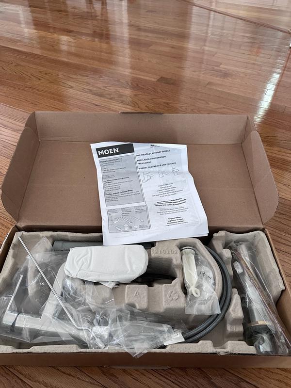 Moen Genta LX Chrome Single hole 1-handle WaterSense Mid-arc ...