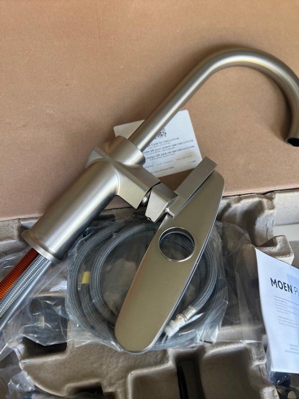 Moen Joric Spot Resist Stainless Single Handle Pull-down Kitchen Faucet ...