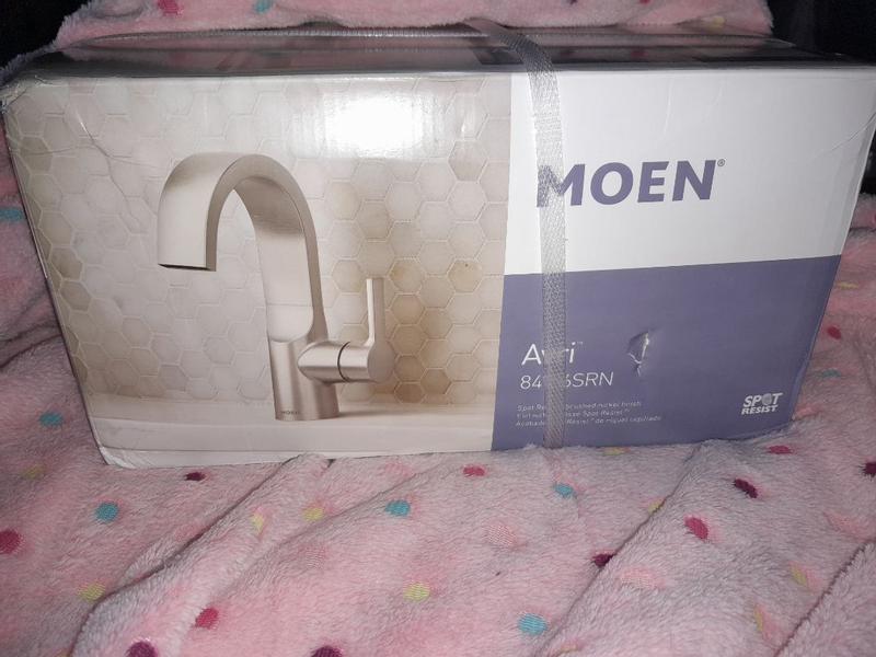 Moen Avri Chrome Single Hole 1-Handle WaterSense Bathroom Sink Faucet ...