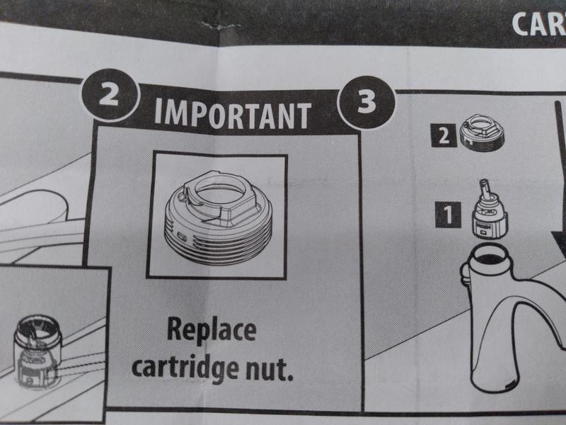 Moen 1-Handle Brass and Plastic Faucet Cartridge for Moen 1255 Single ...