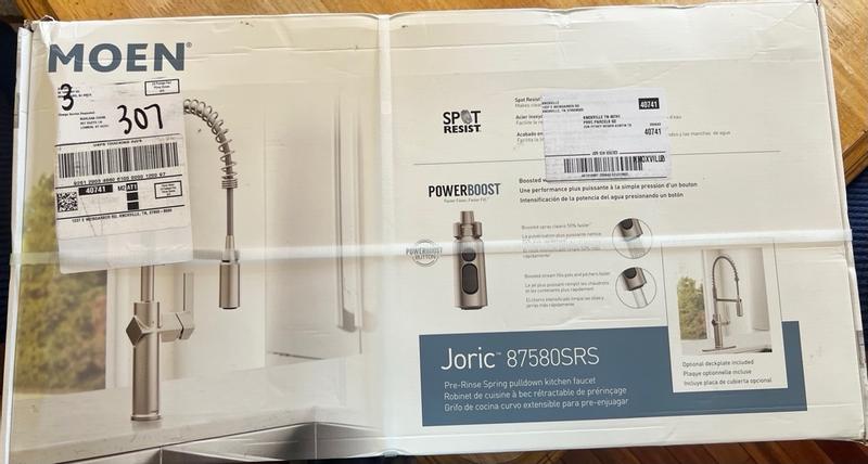 Moen Joric Spot Resist Stainless Single Handle Pull-down Kitchen Faucet ...