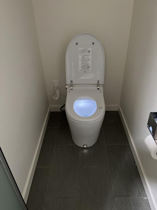 Moen White Elongated Chair Height Smart Soft Close Bidet Toilet 12-in ...