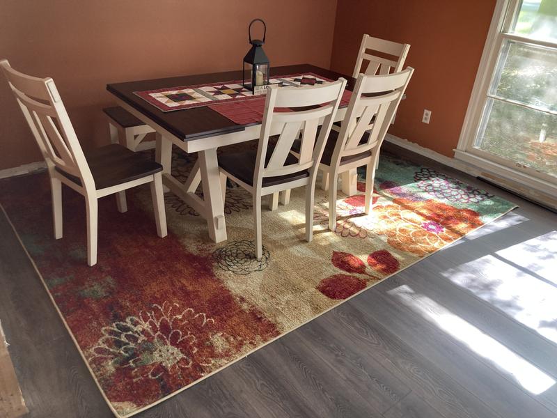 Mohawk Home Pandora 5 X 8 (ft) Geo Floral Pattern Indoor Floral ...