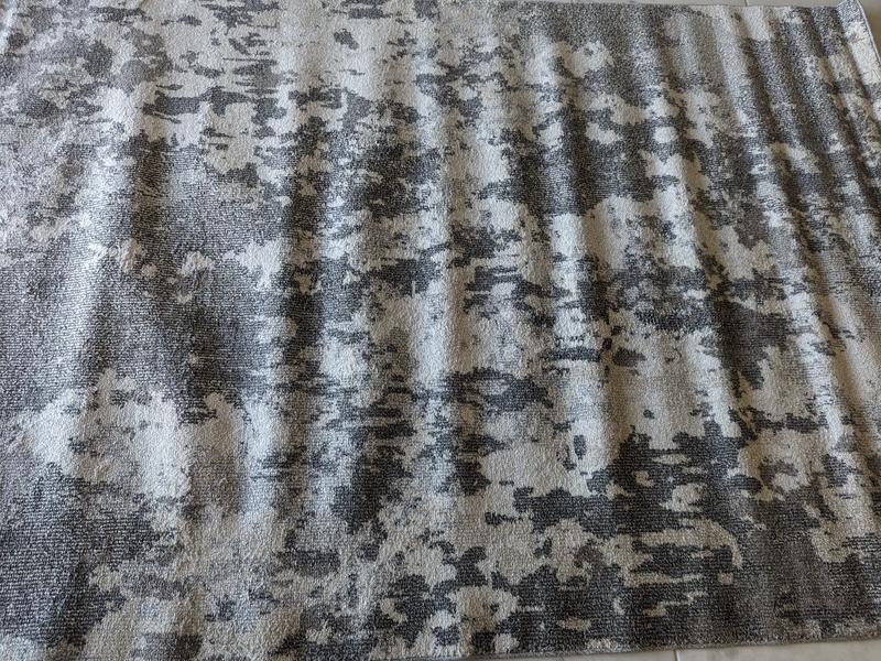 Mohawk Home 5 X 8 (ft) Grey Indoor Abstract Mid-century Modern Area Rug ...