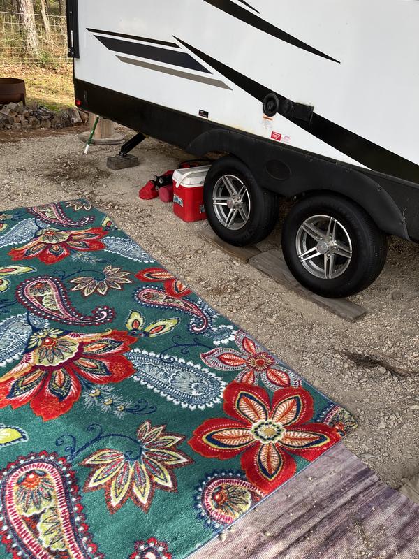 Mohawk Home Whinston 5 X 8 Indoor Floral/Botanical Tropical Area Rug at ...