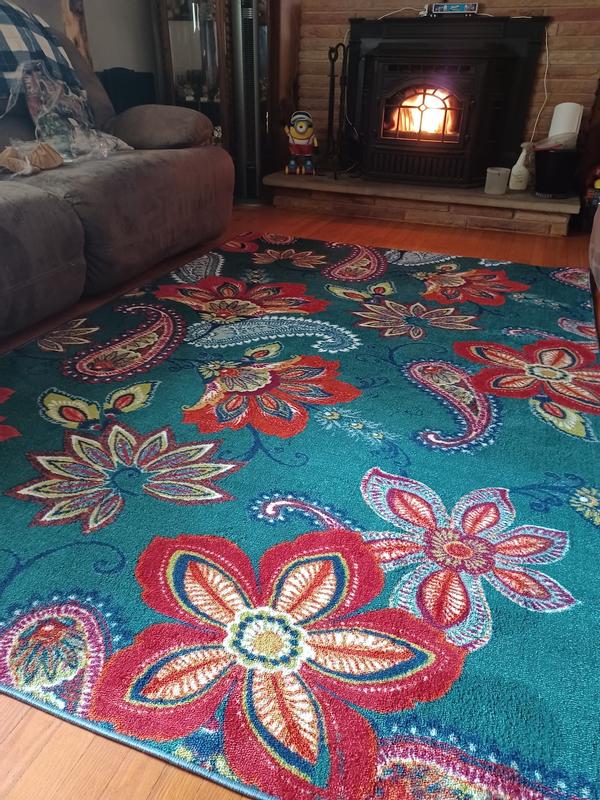 Mohawk Home Whinston 5 X 8 Indoor Floral/Botanical Tropical Area Rug at ...