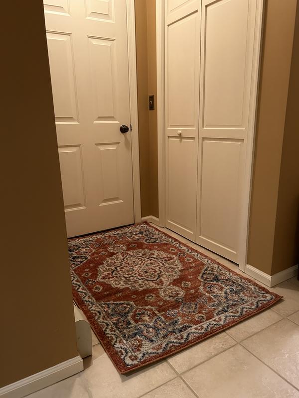 Mohawk Home 2 X 10 (ft) Red Indoor Oriental Runner Rug EL308 270 023120 ...