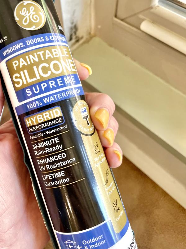 GE Supreme Paintable Silicone Windows,Doors,Exteriors 9.5-oz Window and ...