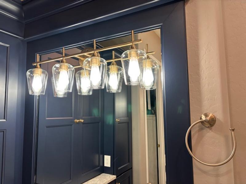 Millennium Lighting Ashford 31-in 4 Light Matte Black Transitional ...