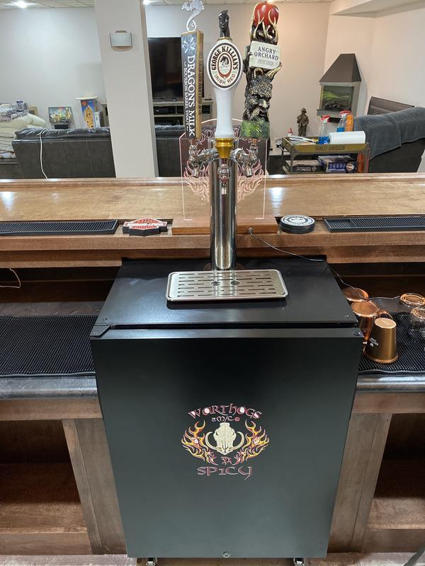 EdgeStar Triple Tap Half-barrel Keg Stainless Steel Digital ...