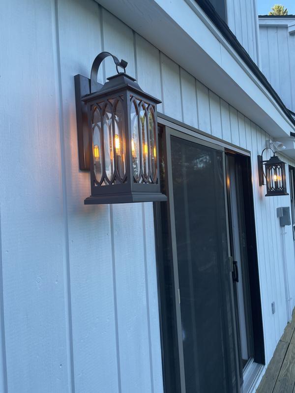 Signature Hardware Stonehouse 3 -Light 28.1-in H Oil-rubbed Bronze ...