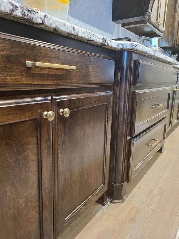 Amerock Westerly 1-3/16-in Champagne Bronze Round Transitional Cabinet Knob BP53718CZ at Lowes.com