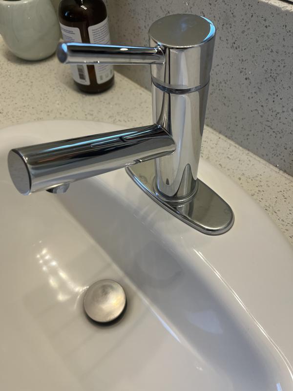 Miseno MNO102L Mia Single Hole Bathroom Faucet Includes PushPop Drain ...