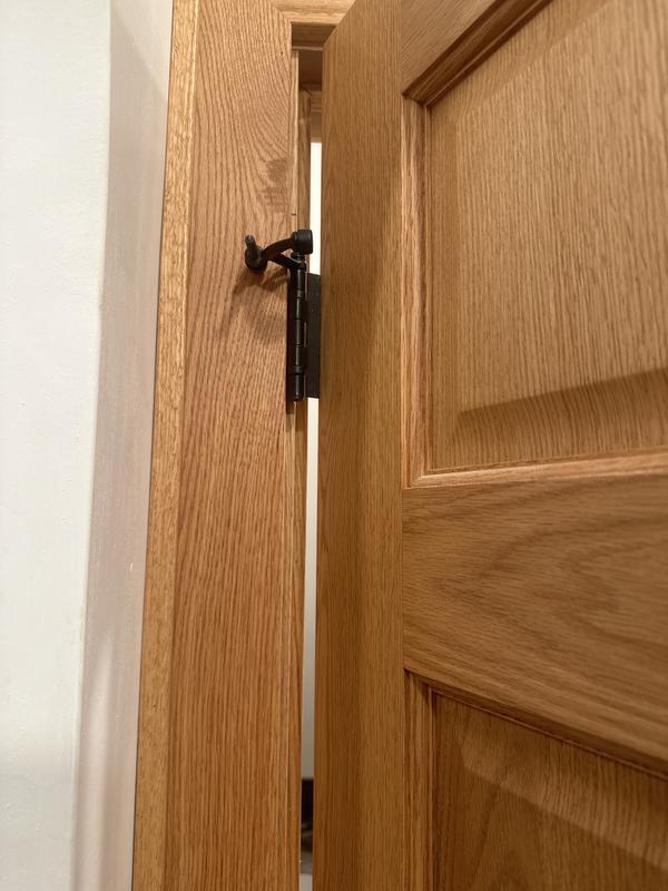 Miseno MDS01SB Adjustable Solid Brass Hinge Pin Door Stop in the Door ...