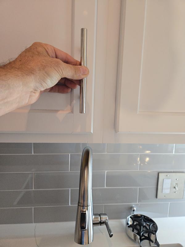 Amerock Bar Pulls Hollow 5-1/16-in , 128mm Center to Center Polished ...