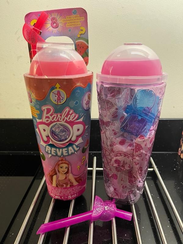 Barbie Pop Reveal Fruit Series Watermelon Crush Doll, 8 Surprises ...