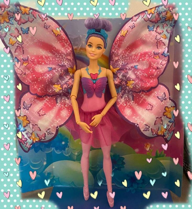 Bluey Toys Barbie Dance And Flutter Doll With 2-in-1 Transformation ...