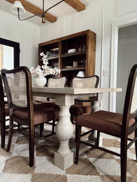 Maven Lane 19in Vera Classical Wooden Dining Chair in Antiqued Black ...