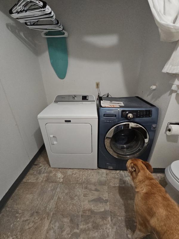 Maytag 7-cu ft Vented Electric Dryer (White) MED6200KW at Lowes.com