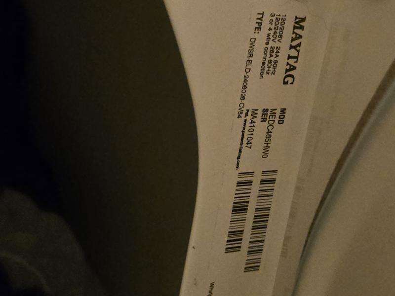 Maytag 7-cu ft Vented Electric Dryer (White) MEDC465HW at Lowes.com