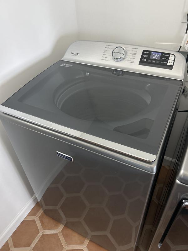 Maytag 5.3-cu ft High Efficiency Impeller Smart Top-Load Washer ...