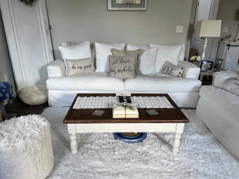 Brenalee 93" Sofa - Performance Fabric slipcover Replacement with four ...