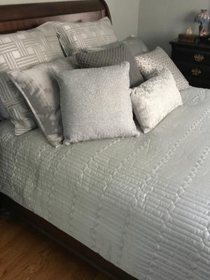 Hotel Collection Lithos Quilted Coverlet, Full/Queen, Created for Macy ...