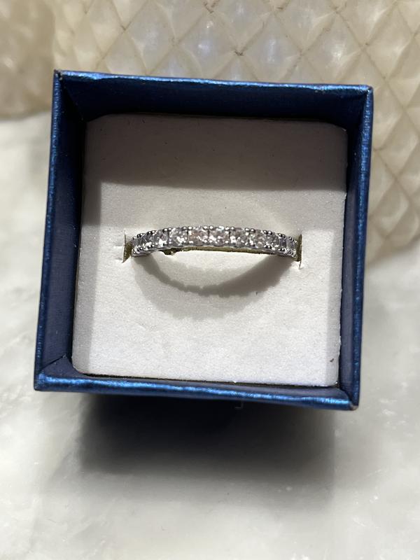 Suzy Levian Sterling Silver Cubic Zirconia Pave U Shape Setting ...