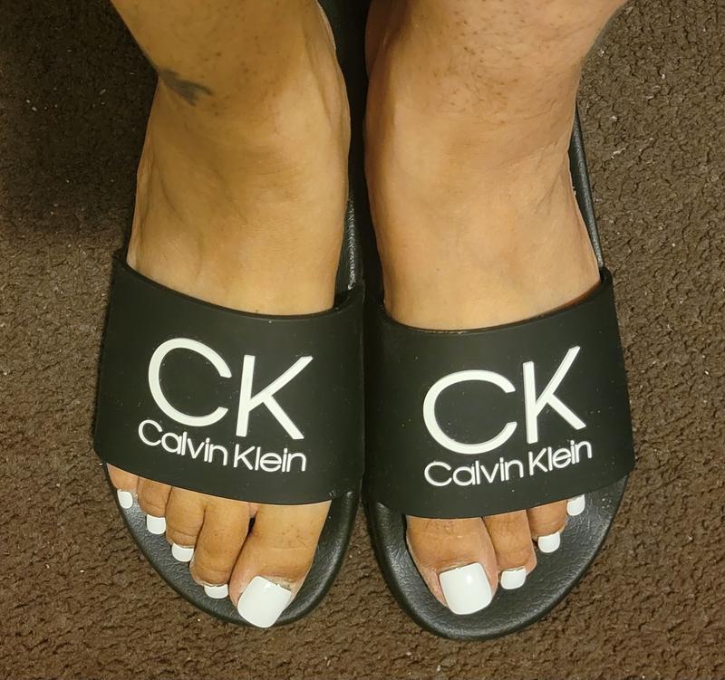 Calvin Klein Men's Ark Casual Slip-On Slide Sandals - Macy's