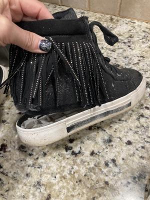 I.N.C. International Concepts Little Girls Charlie Fringe Sneakers - Macy's