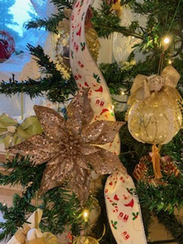 Holiday Lane Spiced Cider Flower Ornament, Created for Macy's - Macy's