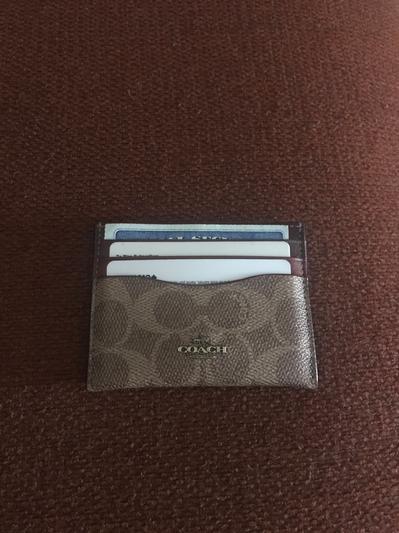 COACH Flat Signature Card Case - Macy's