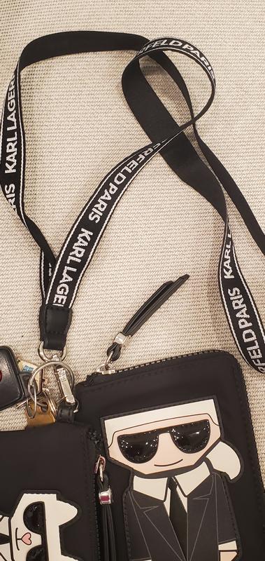 Karl Lagerfeld Paris 2-in-1 Pouch Lanyard - Macy's