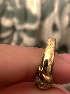 Diamond San Marco Ring (1/4 ct. t.w.) in Sterling Silver, 18K Gold ...