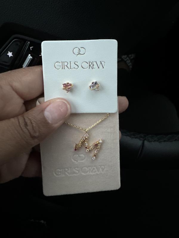 Girls Crew In Love Stud Earring - Macy's