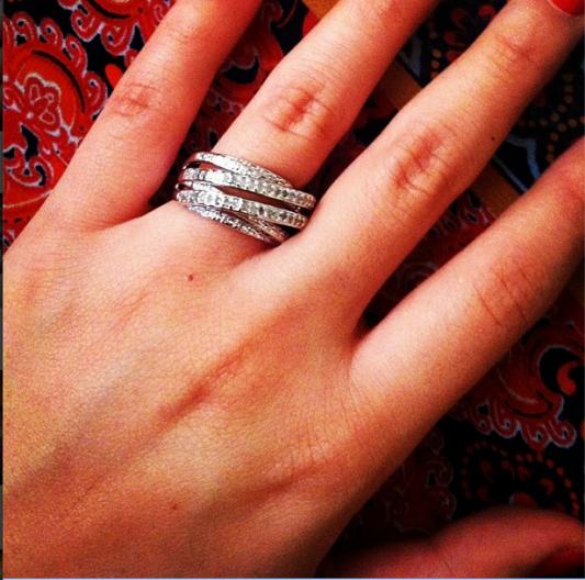 Victoria Townsend Diamond Multi-Row Ring in Sterling Silver (1/2 ct. t ...