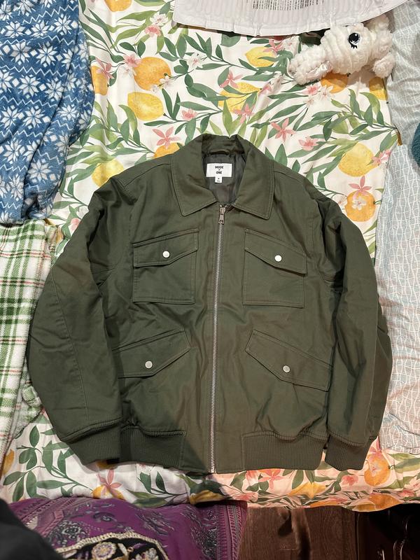 Mode of One Men's Multi Pocket Bomber Jacket, Created for Macy's - Macy's