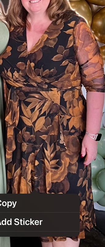 Connected Plus Size Floral Print Faux Wrap Dress Macys