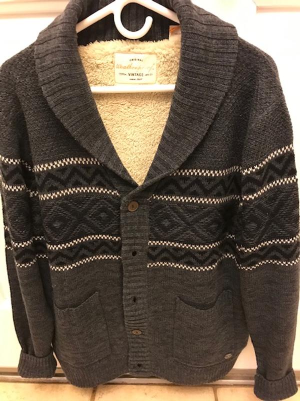 Weatherproof Vintage Men's Sherpa Lined Sweater Jacket - Macy's