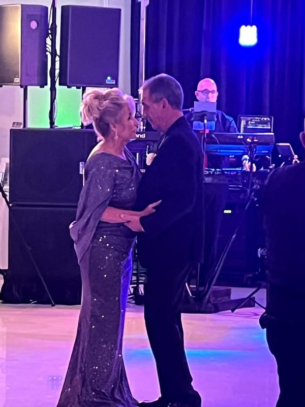 Betsy & Adam Glitter Drape-Back Cape Gown - Macy's